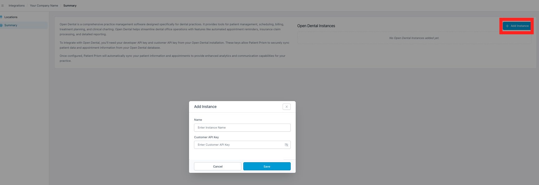 How to Set up Open Dental Integration – Patient Prism